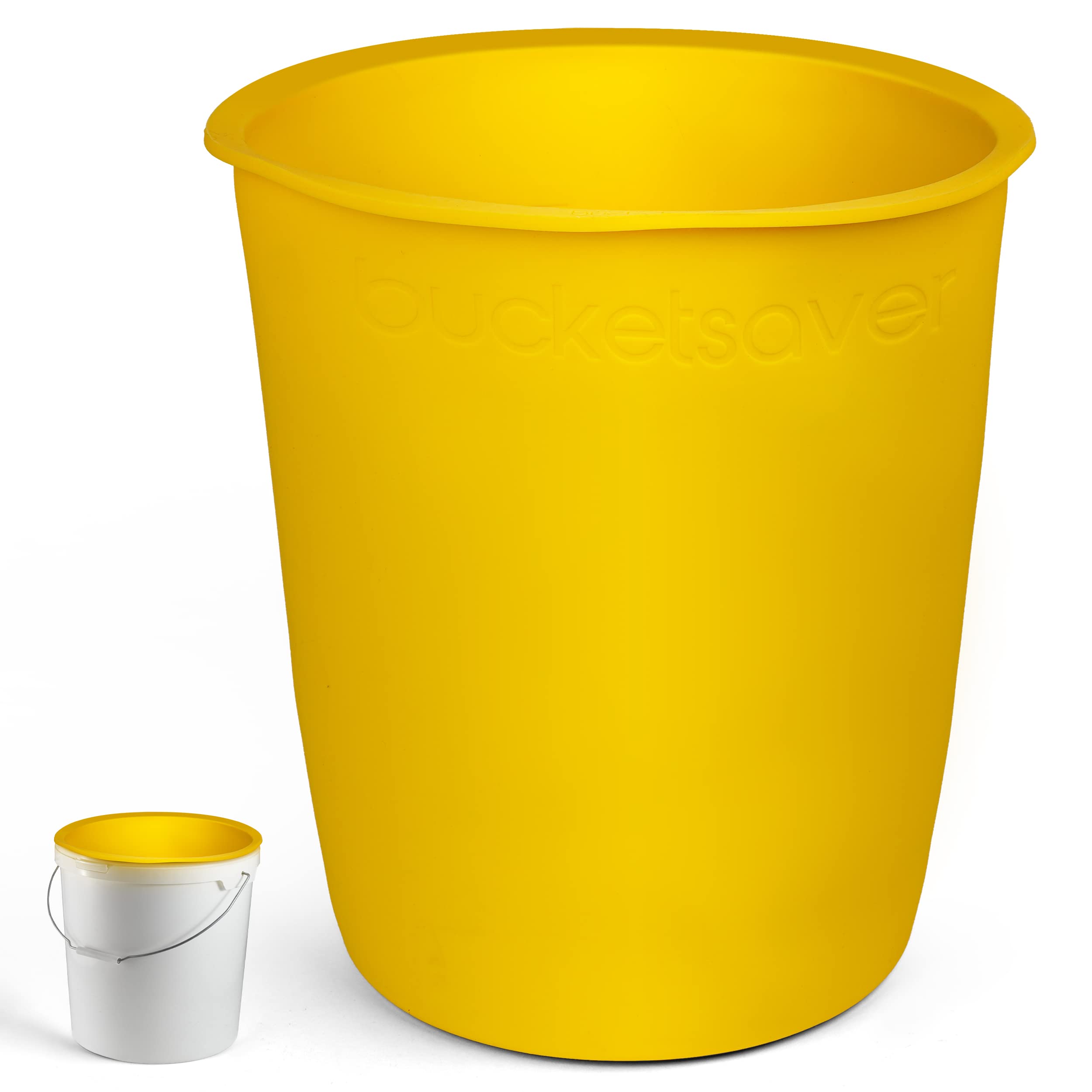 BucketSaver - 5 Gallon Reusable Rubber Bucket Liner - Bucket Liner for thinset and Concrete Mix