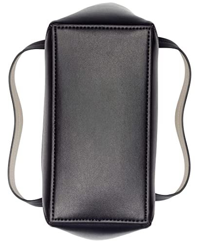 Calvin Klein Quinn North/South Mini Tote Crossbody, Black Multi