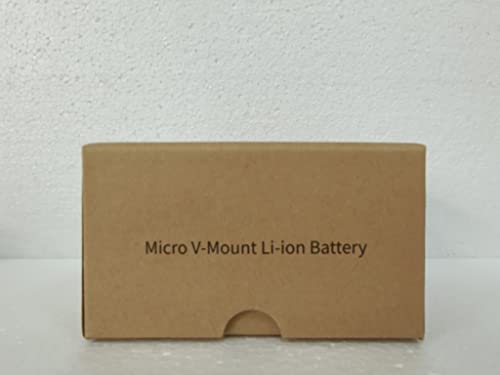 ANDYCINE Mini V-Mount Battery V-Lock 95Wh 10A Draw Batteries with Dual D-Tap & USB-A Output to Power Camcorder Camera,Compatible with BMPCC 4K,6K, Led Studio Lights(Battery Charger NOT Includ)