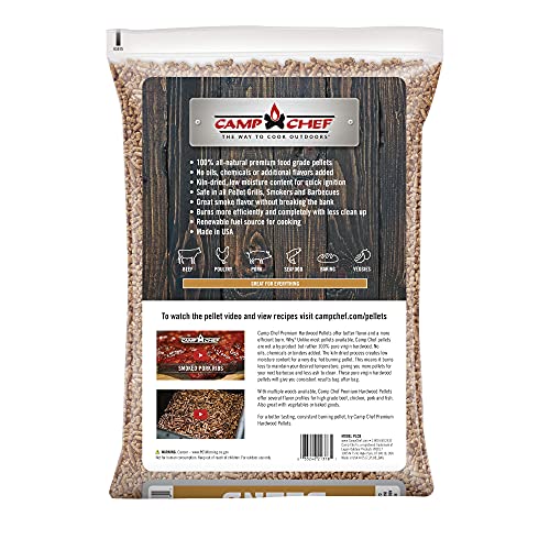 Camp Chef Sidekick Grill Accessory, Flat Top Griddle Included, 14" Cooking System Compatible, Stainless/Black & Competition Blend BBQ Pellets, Hardwood Pellets, Smoke, Bake, Roast
