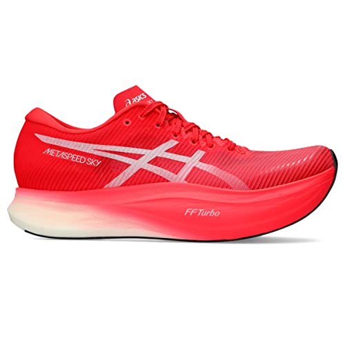 ASICS Unisex METASPEED Sky+ Running Shoes, 10.5, Diva Pink/White