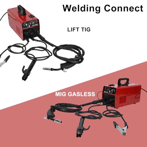 3 in 1 Compact MIG Welder, 270A 110V MIG TIG MMA Gasless Welding Machine, Adjustable Current, Dual Voltage Mini Electric Inverter Welder