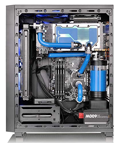 Thermaltake Core G3 Black Slim Small Form Factor ATX Perforated Metal Front and Top Panel Gaming Computer Case 2.0 Edition with Two 120mm Front Fan Pre-Installed CA-1G6-00S1WN-A0