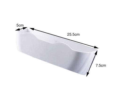 MEOLY Wall Mounted Shoe Rack 4pcs Pack Plastic Hanging Over Door Shoe Rack Storage Organizer Holder Hanger with Adhesive Tape (White)
