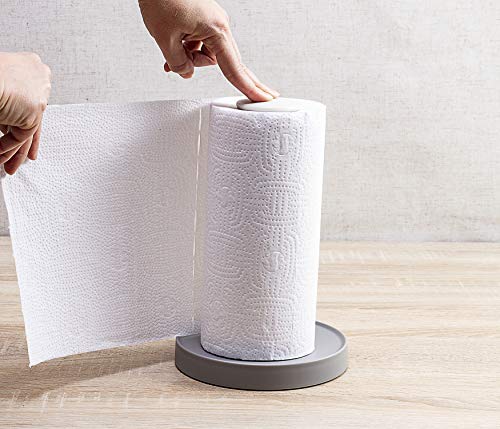 Joseph Joseph Keukenrolhouder Duo Kitchen Roll Holder, Plastic, Dark Grey
