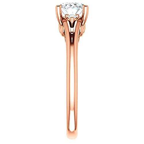 925 Silver, 10K/14K/18K Solid Gold Moissanite Engagement Ring, 2.25 CT Oval Cut Handmade Solitaire Ring Diamond Wedding Ring for Women, Birthday, Gifts for Her, VVS1 Colorless