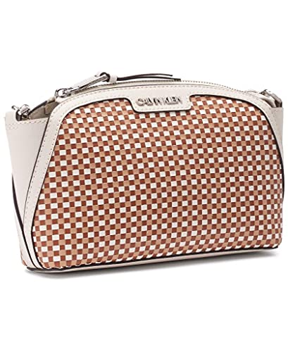 Calvin Klein Hailey Micro Pebble Small Crossbody, Rye Multi Weave