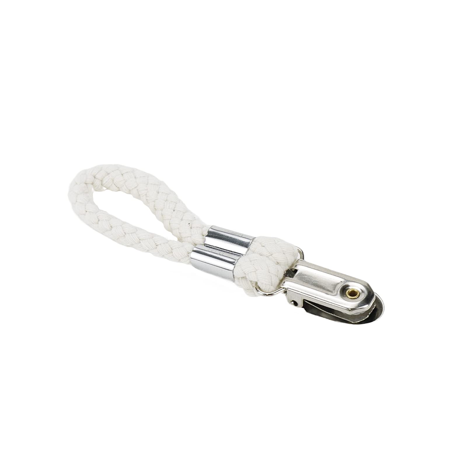 Risbay 2PCS Towel Clips Clothes Pegs Hanging Clip Clamps with Woven Ring Bath Towel Hanging Clips for Kitchen Bathroom Hanging Towels