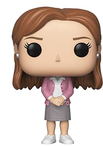 POP The Office - Pam Beesly Funko Pop! Vinyl Figure (Bundled with Compatible Pop Box Protector Case), Multicolored, 3.75 inches