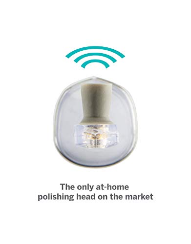 Supersmile Zina45 Replacement Polishing Head for Sonic Pulse Toothbrush - Delivers Professional At-Home Teeth Whitening Polish & Shine (Silver