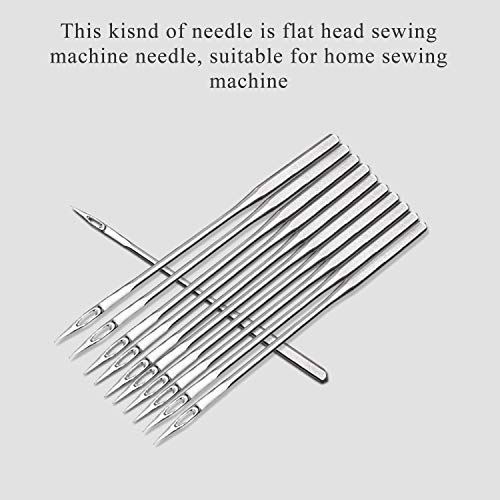 Sewing Machine Needles, 50 Count, Universal Regular Point for Singer, Brother, Janome, Varmax, Sizes 65/9, 75/11, 80/12, 90/14, 100/16