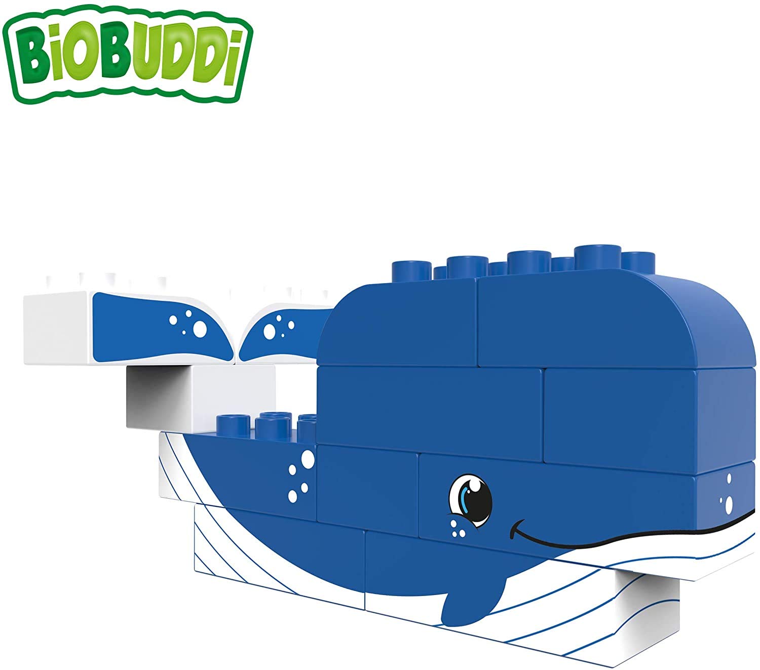 BIOBUDDI Whale & Seal Blocks Set
