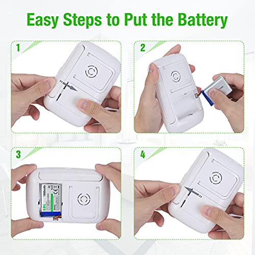 EBL Replacement Battery for Infant Optics DXR-8 Video Baby Monitors, 1800mAh High Capacity 3.7V Lithium Ion Sp 803048 Rechargeable Battery