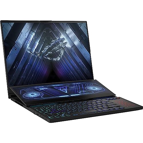 ASUS ROG Zephyrus Duo 16 Gaming & Entertainment Laptop (AMD Ryzen 7 6800H 8-Core, 64GB DDR5 4800MHz RAM, 2x2TB PCIe SSD RAID 1 (2TB), GeForce RTX 3060, 16.0" Win 10 Pro) with G5 Essential Dock