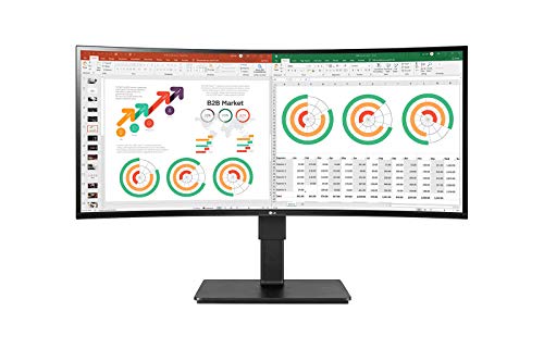 LG 34BN770-B 34" 21:9 QHD UltraWide HDR10 IPS Monitor, Built-In-Speakers, TAA Compliant, Black