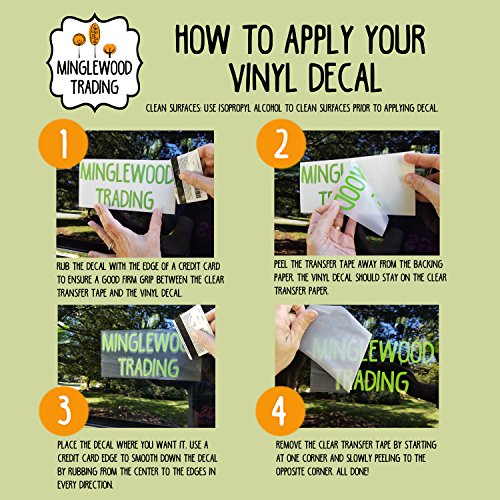 Minglewood Trading Set of 4 Canister Labels Vinyl Stickers Kitchen Flour Sugar Tea Coffee Die Cut Decals Fancy