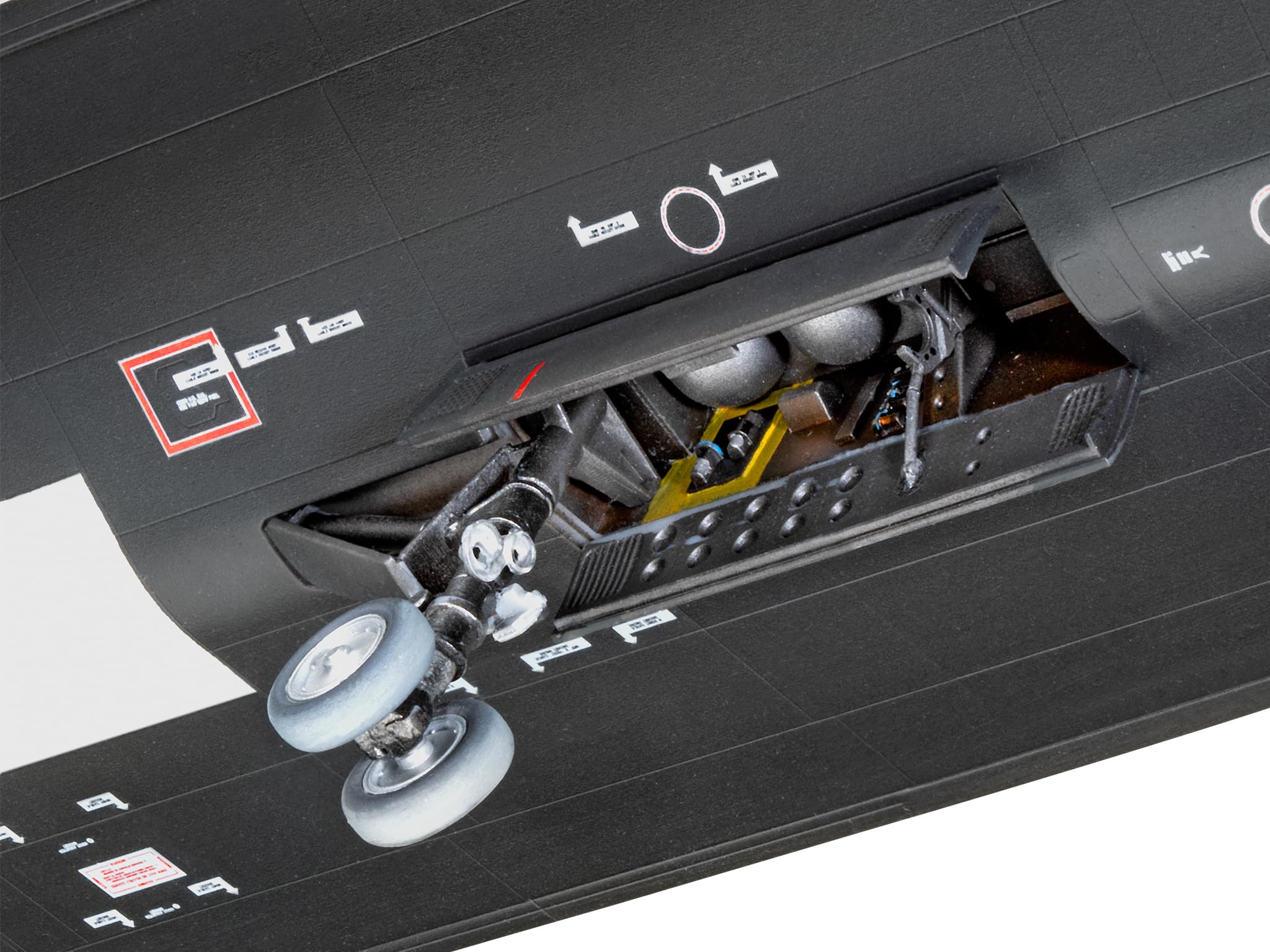 Revell Level 5 Model Kit Lockheed SR-71A Blackbird Stealth Aircraft The World's Fastest Stealth Jet 1/48 Scale Model