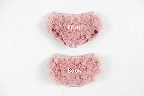 LilPinkGoose 3pcs Dusty Rose Newborn Baby Girl Coming Home Outfit Hello World Bodysuits (Newborn, Dusty Rose+Short Sleeve)