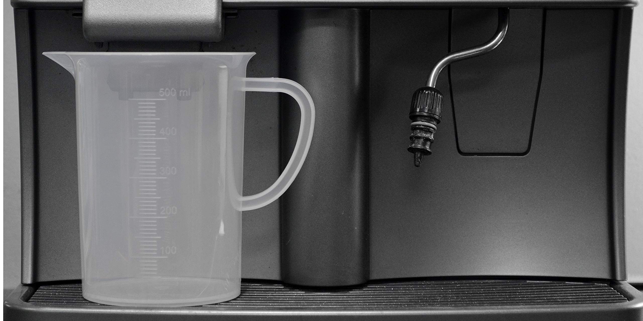 hBARSCI Premium Polypropylene Beaker Mugs, Laboratory Quality Plastic, 16.9oz (500mL) Capacity - Pack of 4 Mugs - Dishwasher and Microwave Safe