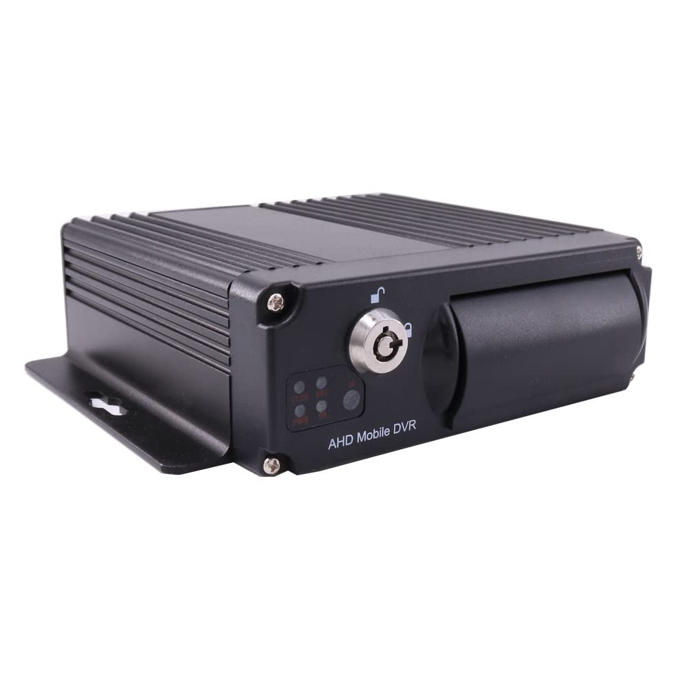 JOINLGO 4-CH H.265 1080P AHD Car Camera System Mobile Vehicle Car DVR Loop Real-time Video Record 4Pcs 2.0MP HD Waterproof IR Rear Back Side View Car Cameras 7 inches VGA Monitor (H.265 mdvr)