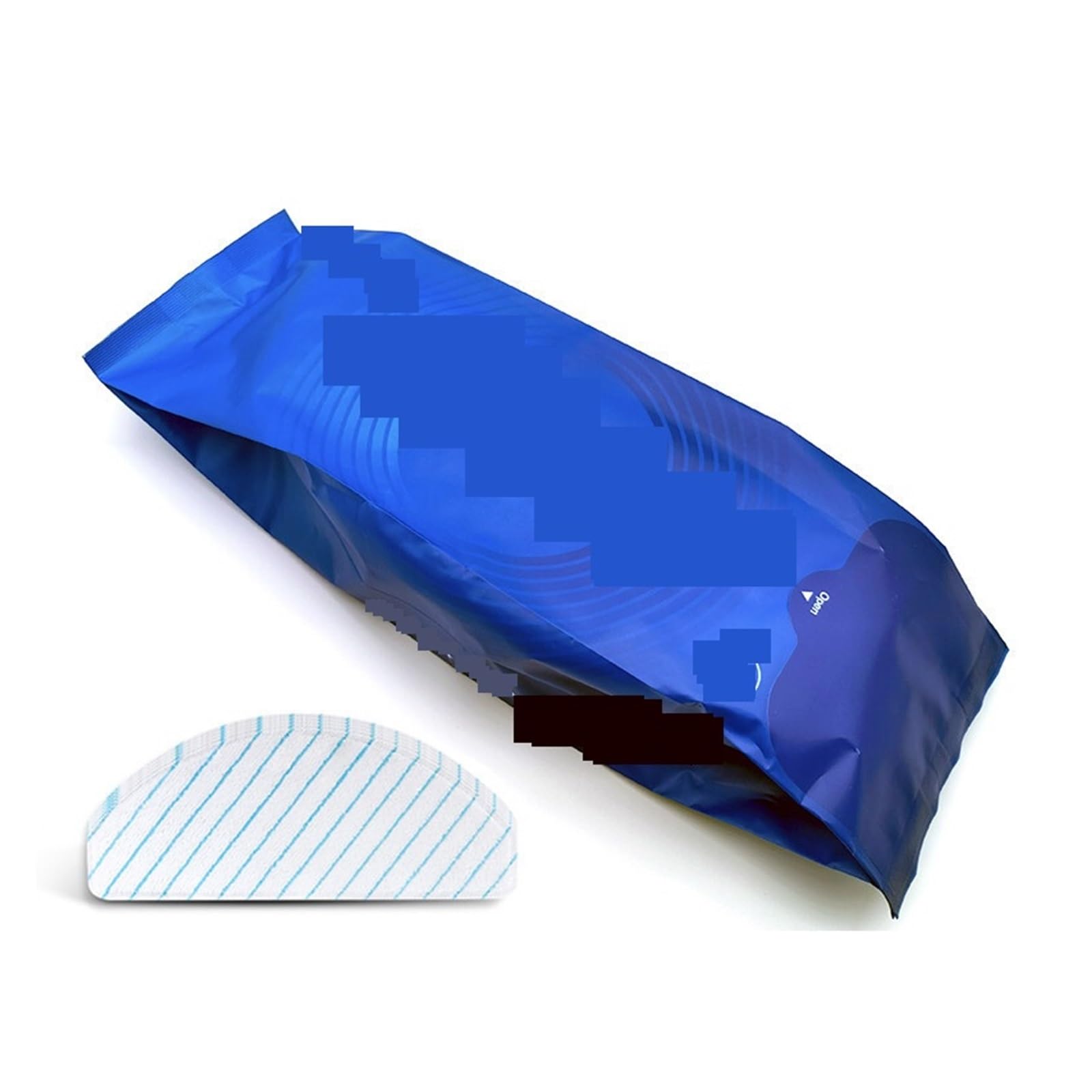 ABBONA Compatible for ECOVACS Compatible for OZMO T9 T8 T8 AIVI 950 920 N8 Pro Accessory Parts Mops Main Side Brush Filter Compatible for Deebot Robot Cleaner Optional (Color : Mop 1 Bag-25PC)