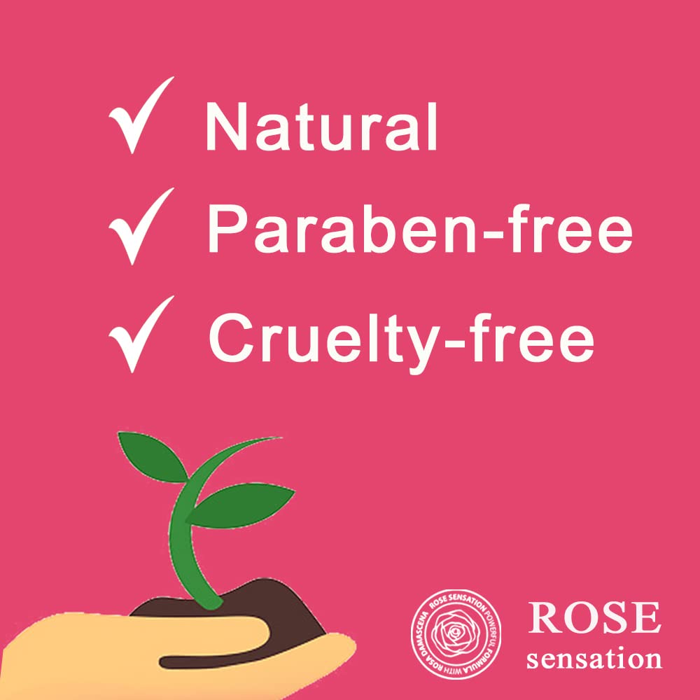 Rose Sensation Shampoo, 10 oz - Natural Moisturizing Hair Care for Strength & Growth