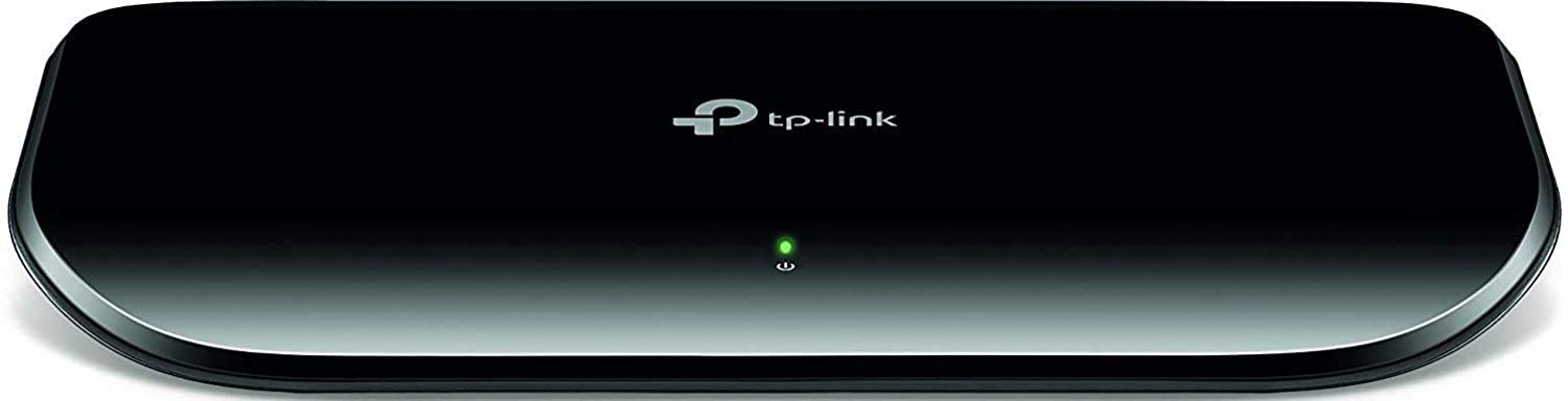 TP-Link Deco Whole Home Mesh WiFi System (M5) & 8 Port Gigabit Ethernet Network Switch | Ethernet Splitter | Plug-and-Play | Traffic Optimization | Unmanaged (TL-SG1008D)