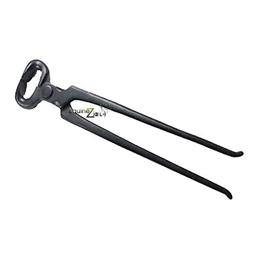 Equinez Tools Hoof Nipper 15" Vanadium Steel Farrier Tool in Black Forged Track Veterinary