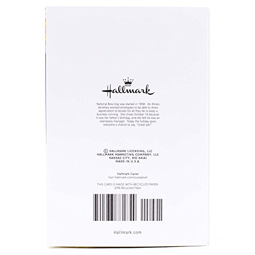 Hallmark Boss's Day Card (For a Special Boss)