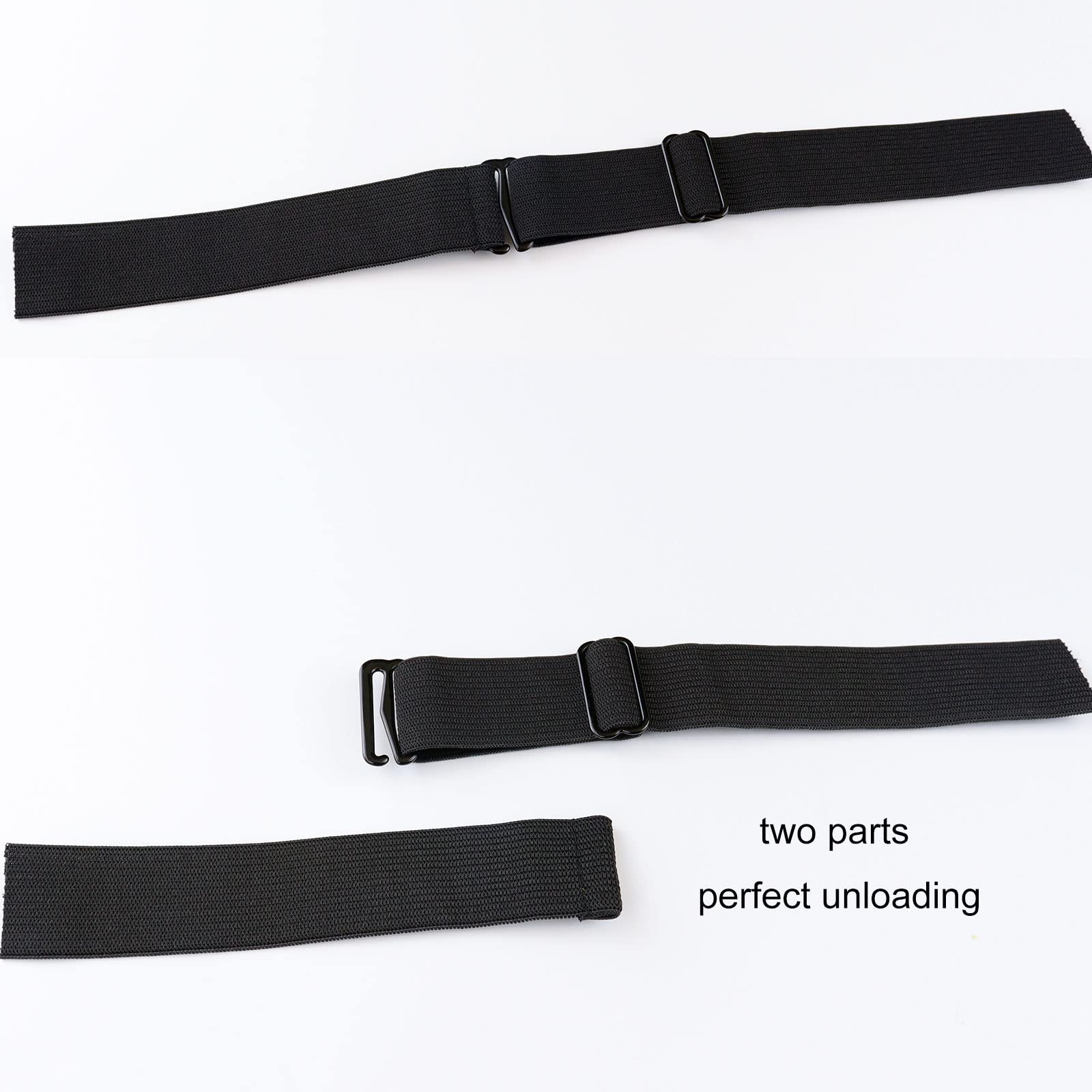 PIESOYRI 6PCS Adjustable Elastic Bands for Wigs, Adjustable Wig Straps for Making Wig Glueless, Adjustable Wig Bands for Keeping Wigs in Place (Size: 1 * 14inches)
