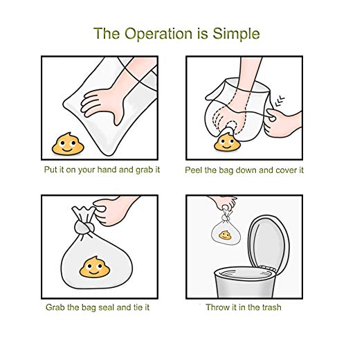 ECO-CLEAN Dog Poop Bags, 24 Rolls/360 Bags with Dispenser, Dog Waste Bags, Unscented, Leak-Proof, Easy Tear-Off