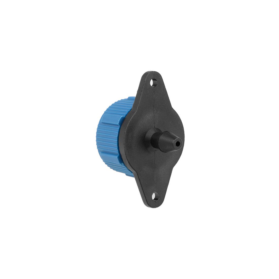uxcell Pressure Compensating Dripper 1 GPH 4L/H Emitter for Garden Lawn Drip Irrigation with Barbed Hose Connector, Plastic Black Blue 50pcs