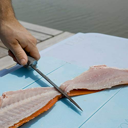 Toadfish Stowaway Fillet System, 7" Folding Fillet Knife, Regular Size Folding Cutting Boardā¦