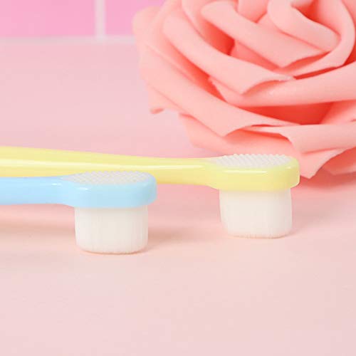 EasyHonor Baby Toothbrush & Toddler Toothbrush for Age 4-12 Years Old, Extra Soft Toothbrush with 10000 Soft Floss Bristle for Baby Gum Care. (6Pcs)