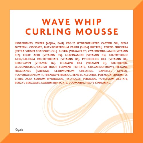 Cantu Wave Whip Curling Mousse with Shea Butter for Natural Hair, 8.4 oz (Packaging May Vary)