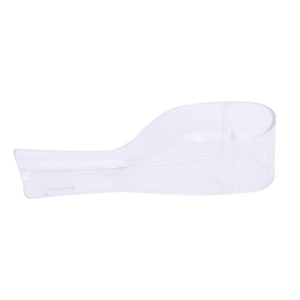 Travel Electric Toothbrush Heads Cover Plastic Protective Cap Case Compatible with Oral-B Long Dual-Heads Replacement Tooth Brush Heads(6 Pack) Clear