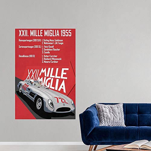 CANVAS ON DEMAND Mille Miglia XXII Wall Decal, Artwork