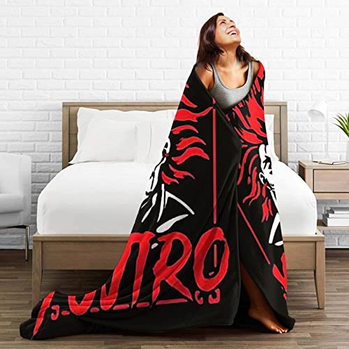 Anime Baki The Grappler Blanket Tapestry Sofa Office Bedroom Throw Blankets Super Soft Cozy Microfiber Blanket Bedding 40"X30"