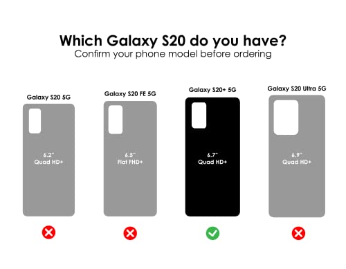 OTTERBOX SYMMETRY CLEAR SERIES Case for Galaxy S20+/Galaxy S20+ 5G (ONLY - Not compatible with any other Galaxy S20 models) - CLEAR