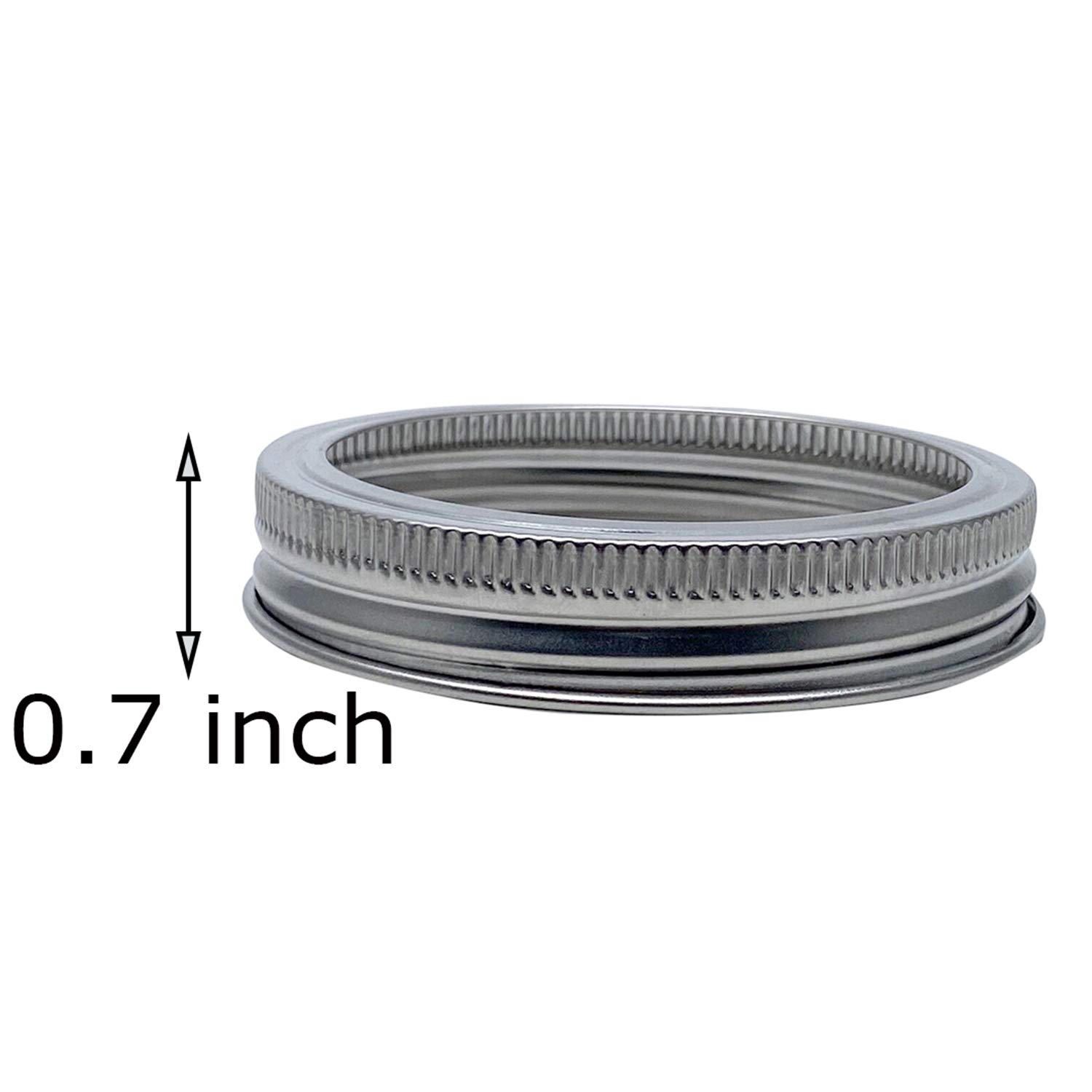 304 Stainless Steel Sprouting Lids for Wide Mouth Mason Jars and Making Organic Sprout Seeds 6 Pcs