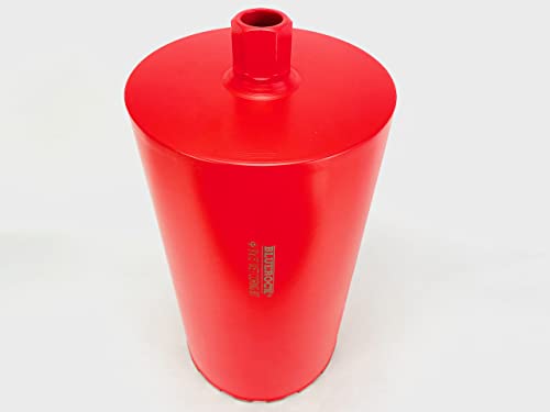 9" Inch Diamond Wet Core Drill Bit 1-1/4” Threaded by BLUEROCK Tools for Concrete Rebar Asphalt Brick Rock Masonry Hole Barrel Coring