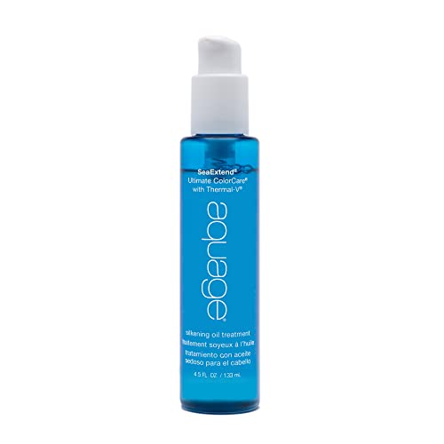 SeaExtend Silkening Oil Treatment - No-Hold, Crystal-Clear, Ultra-Light Formula Smooths, Silkens and Adds Brilliant Shine, 4.5 oz