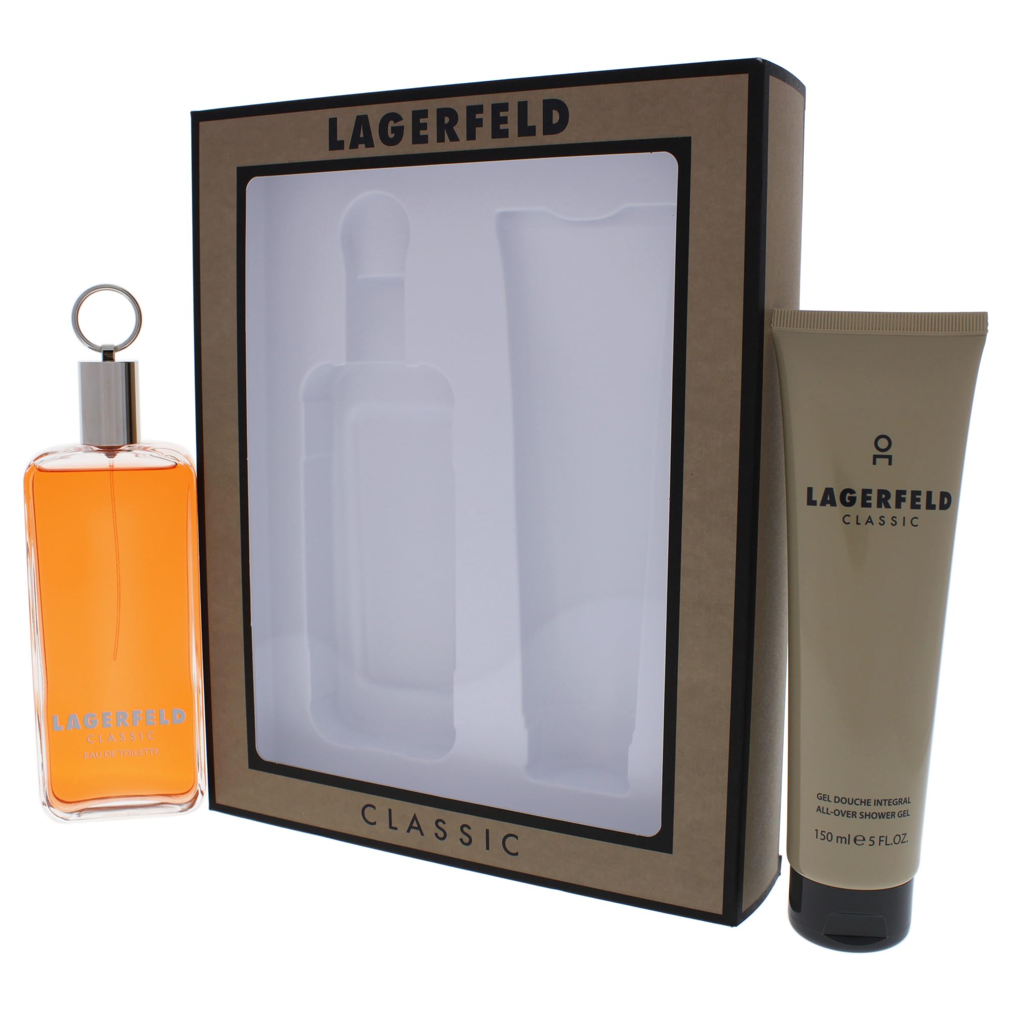 Karl Lagerfeld Paris, 2count, 5/edt spray 5 ounce & shower gel 5 ounce, AF-3386460102865