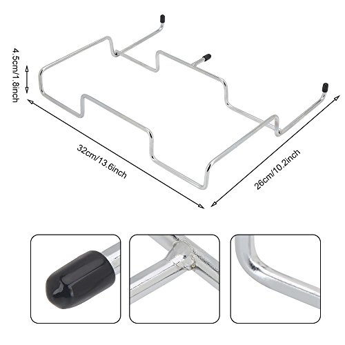Trash Bag Table Holder, Portable Hanging Trash Bag Rack Tabletop Mount Trash Can Bracket Dustbin Cage Garbage Kitchen Plastic Bag Holder Table Rack for Indoor/Outdoor Camping, Picnics, Parties