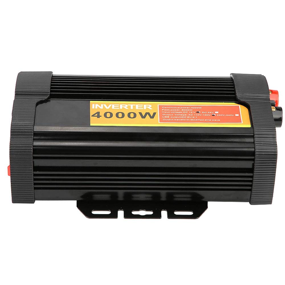 4000W 12V DC Inverter,12V DC to 110V AC 4000W Car Auto Voltage Transformer Inverter Converter Car Charge Popular
