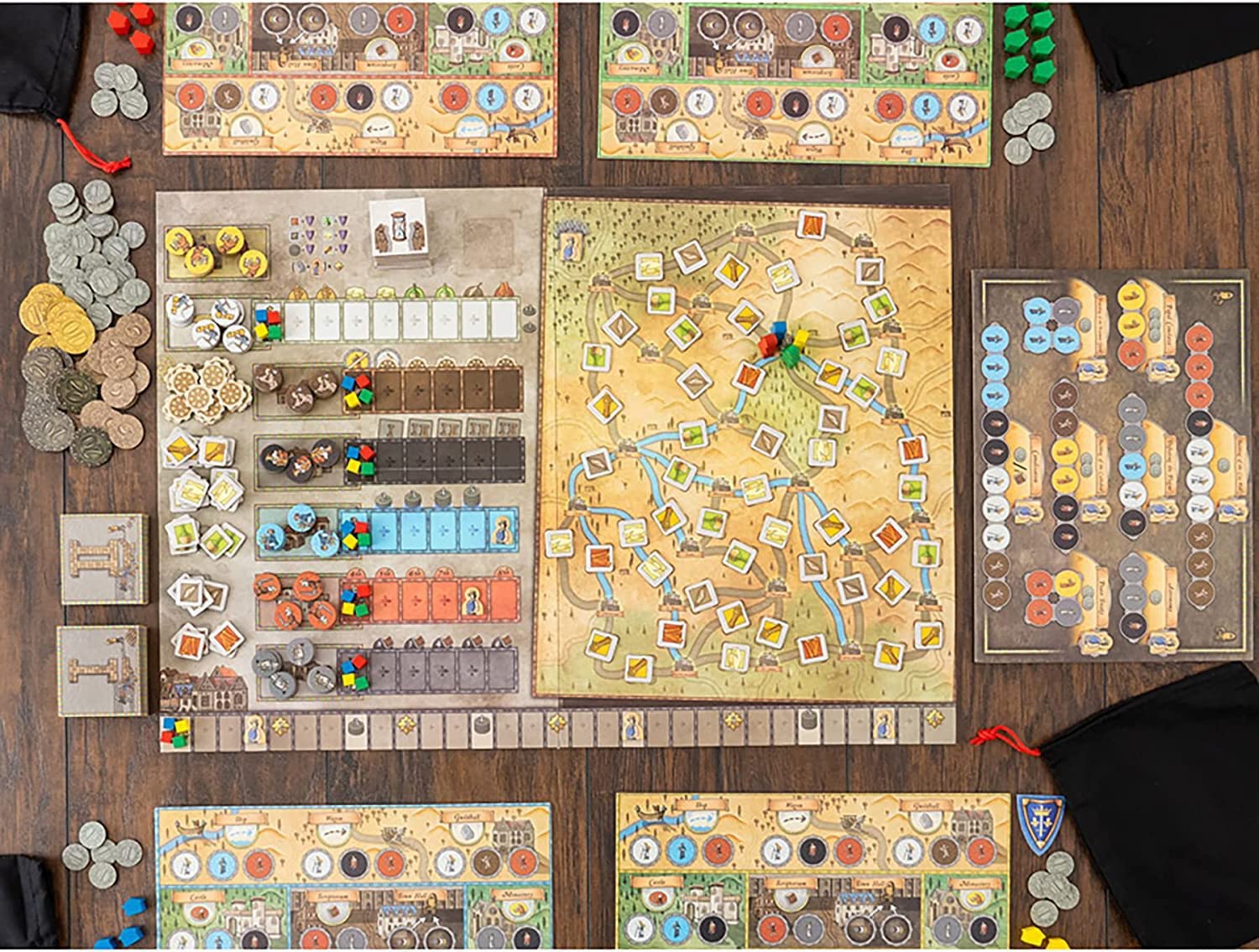 Capstone Games: Orleans, Strategy Board Game, Collect Tokens to Customize Your Strategy, Multiple Paths to Victory, 2 to 5 Players, Ages and 12 Up