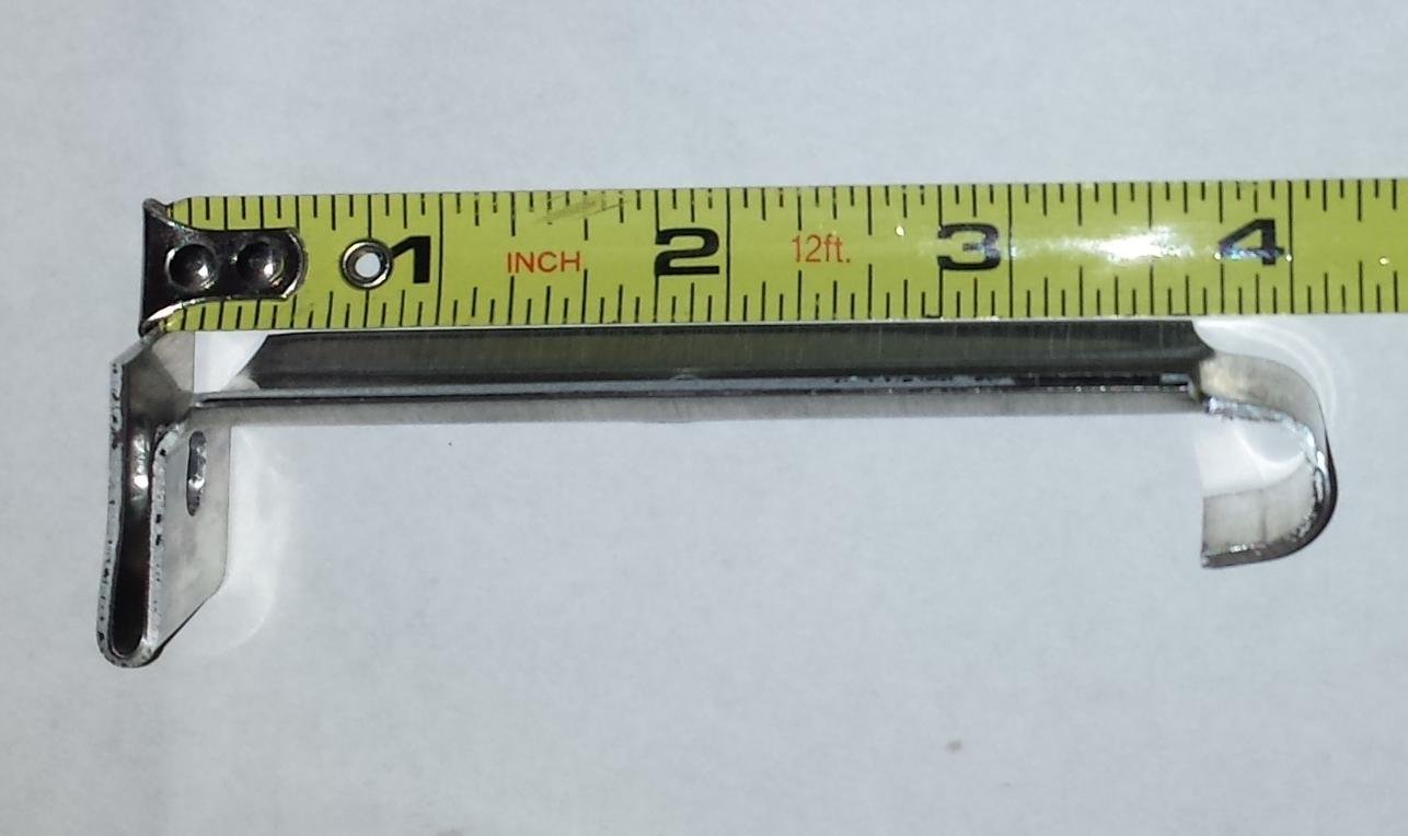 4" inch Rain Gutter Hanger Bracket Hook Clip Style Heavy Duty .060 Thick Aluminum for K-Style Gutters(25 Pack)