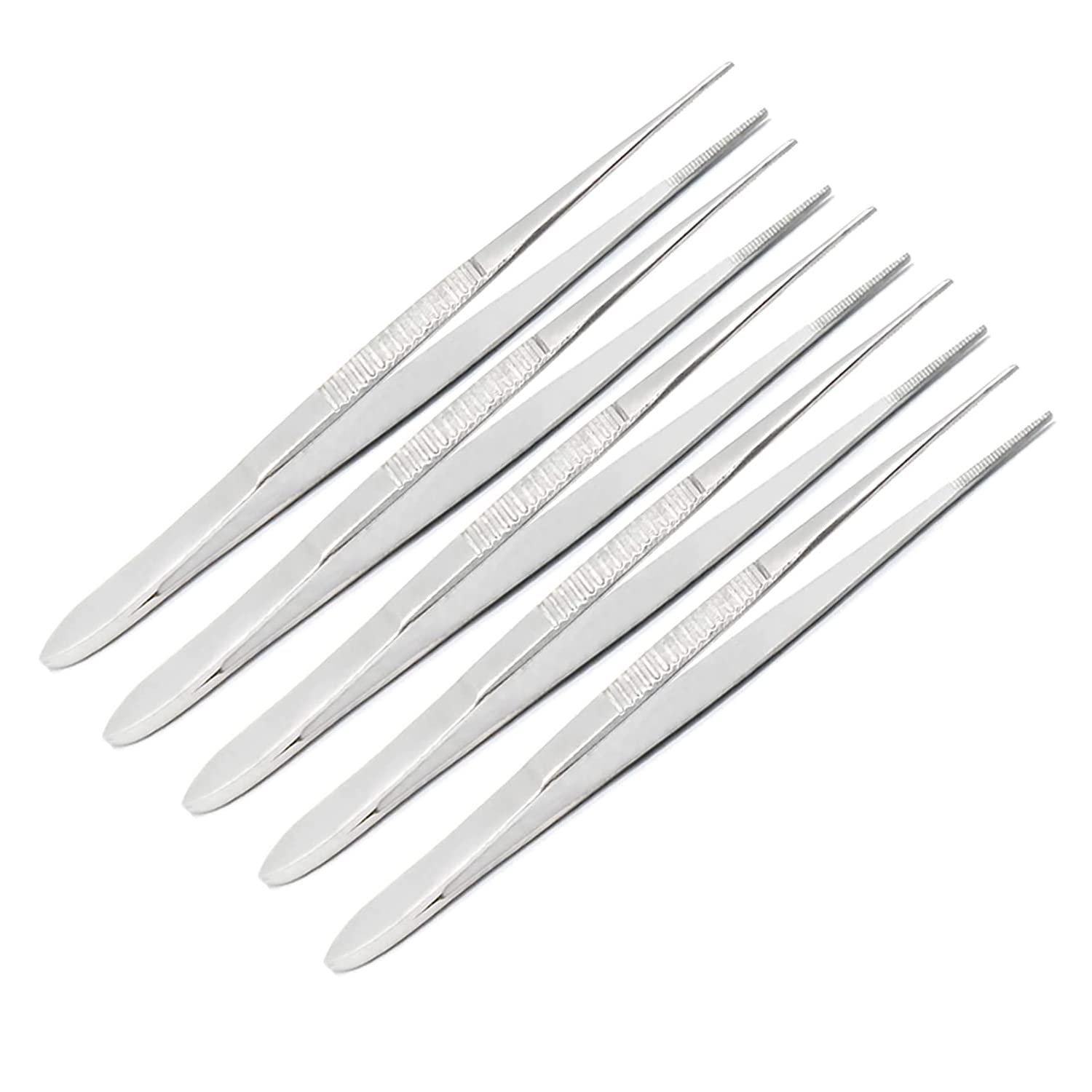 Laja Imports Set Of 5 Disecting Disection Science Lab Tweezers Forceps 'Splinter (Fine Point 3.5") for Educational Use