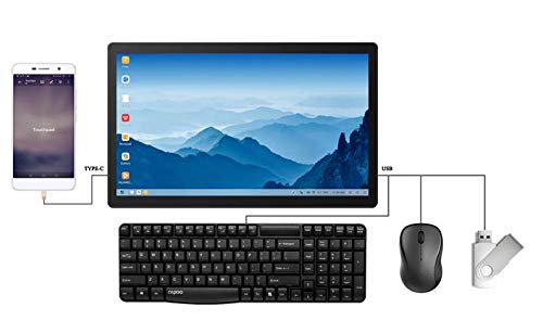 Yiletec 13.3" YL-133MC4K UHD 3840X2160 Metal Frame Capacitive Touchscreen IPS Built in Speakers USB Type-C HDMI 2.0,HDMI 1.4X1 DP1.2AX1,VGAX1,USB 2.0X3