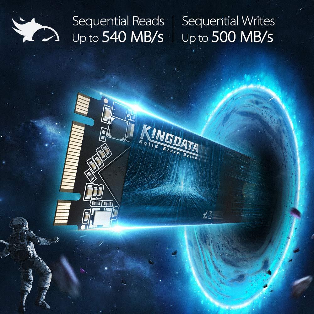 KINGDATA SSD M.2 2260 1TB Internal Solid State Drive High-Performance Hard Drive for Desktop Laptop SATA III 6Gb/s (1TB, M.2 2260)